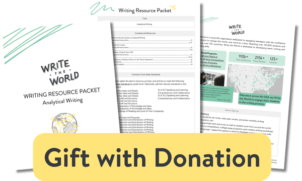 Teaching Writing Resources for High School and Middle School