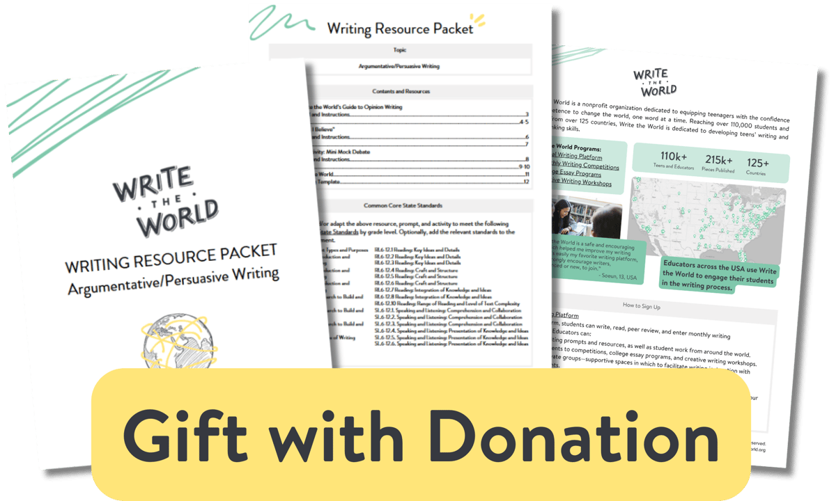 Teaching Writing Resources for High School and Middle School