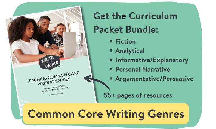 Teaching Writing Resources for High School and Middle School