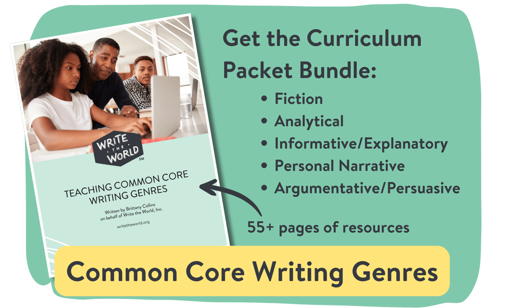 Teaching Writing Resources for High School and Middle School